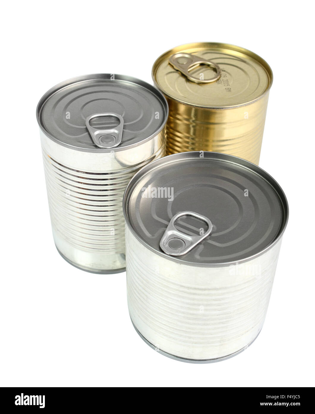 Tin can. Isolated with clipping path Stock Photo - Alamy