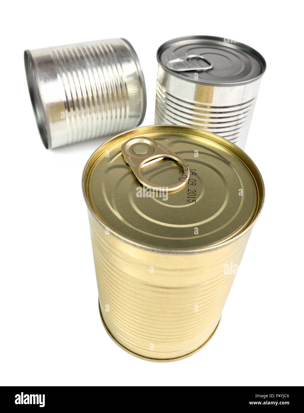 Tin can. Isolated with clipping path Stock Photo - Alamy