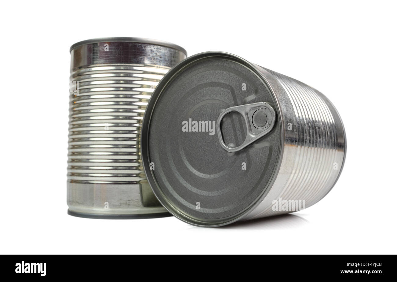 Tin can. Isolated with clipping path Stock Photo - Alamy