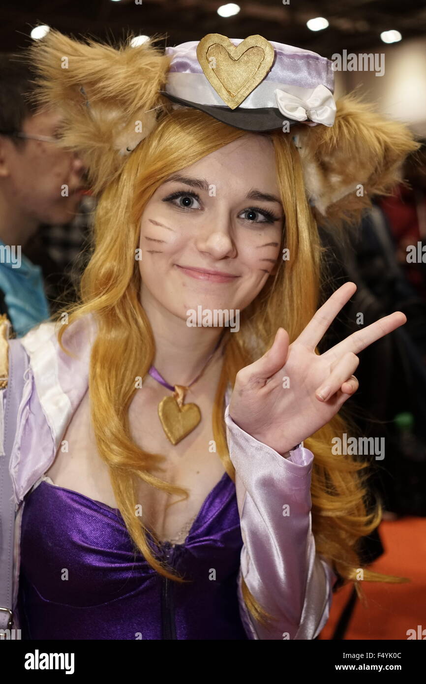 London, England, 24th Oct 2015 : A cosplay character at the 28th MCM ...