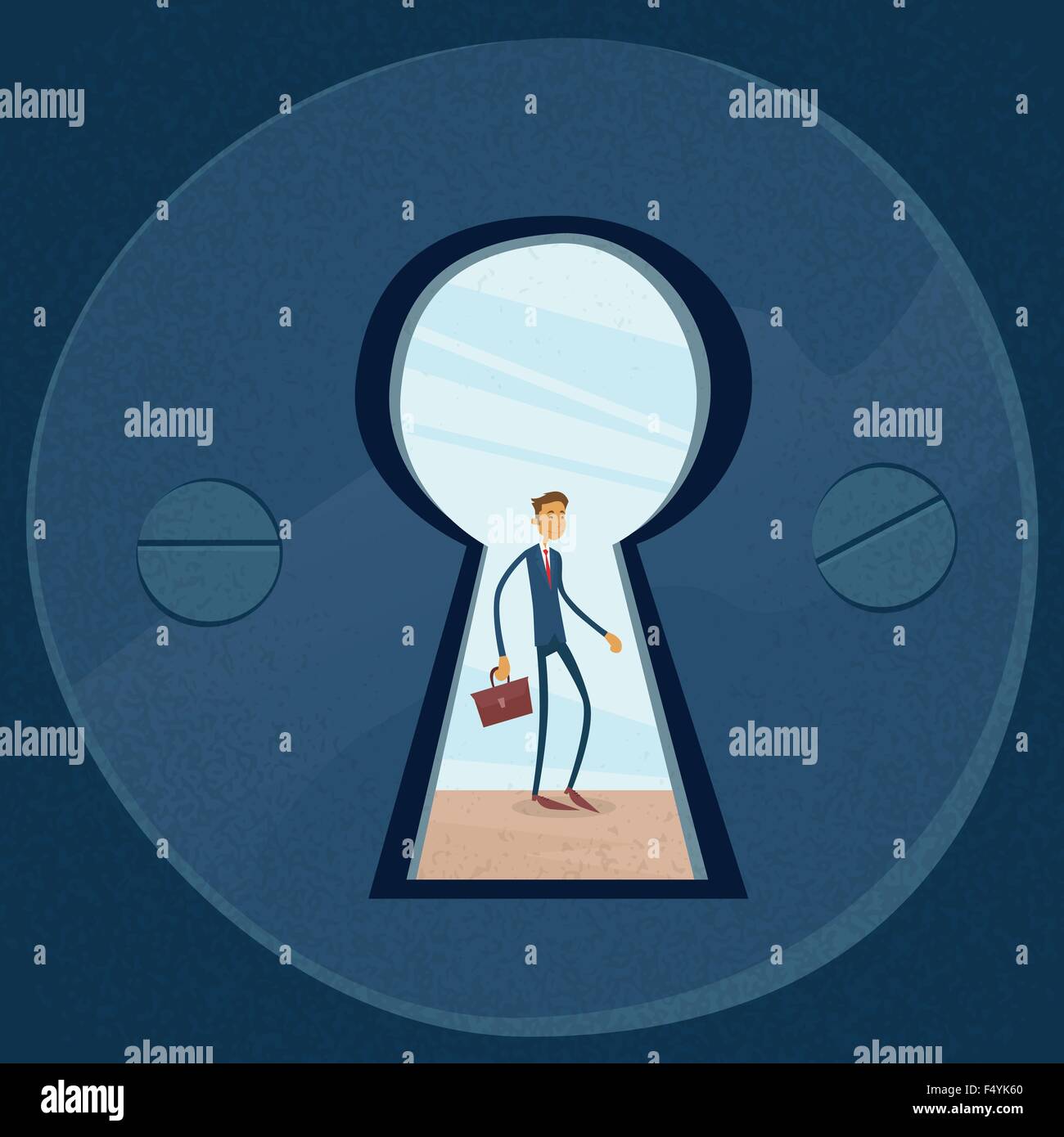 Looking Through The Key Hole Stock Photos & Looking Through The Key ...