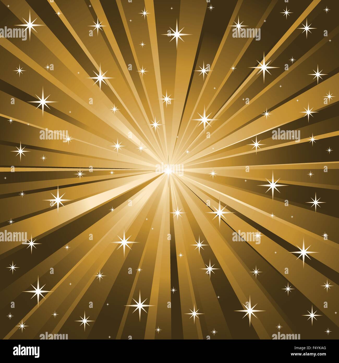 Abstract gold vector background with stars Stock Vector Image & Art - Alamy