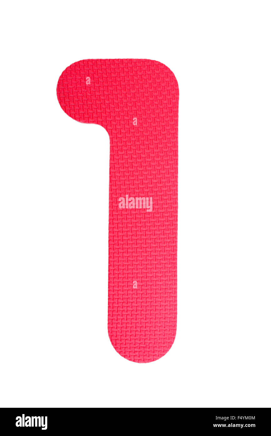 Number 1 1 Cut Out Stock Images & Pictures - Alamy