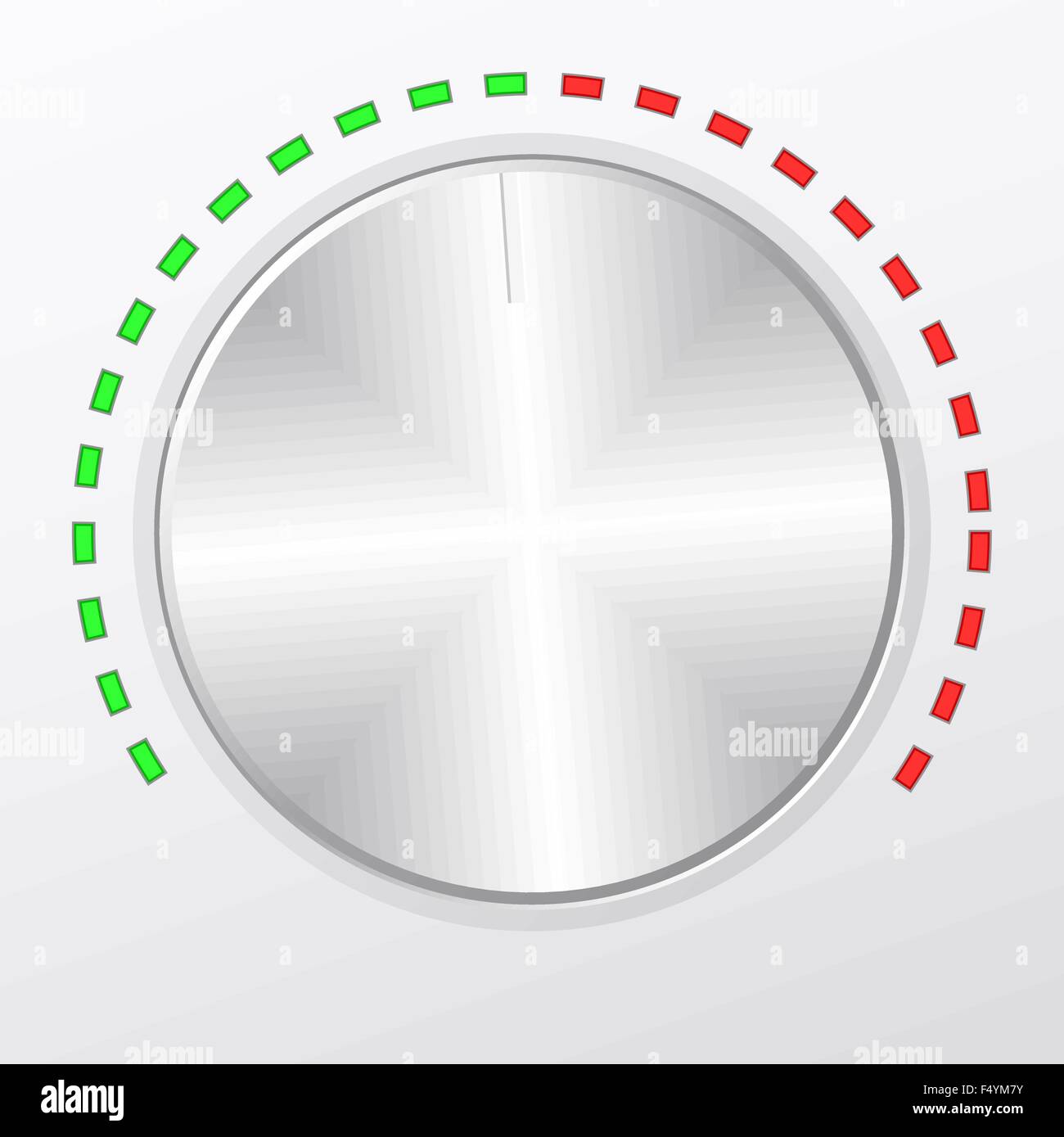 Metal volume knob. Vector illustration Stock Vector Image & Art - Alamy