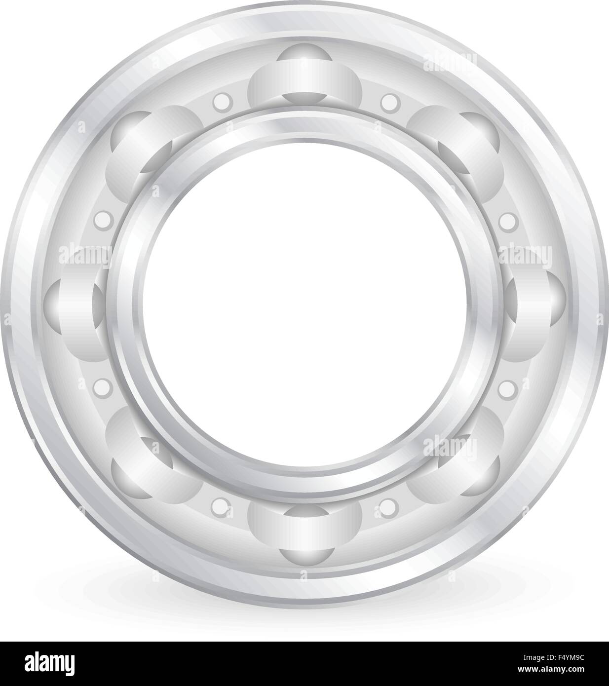 Ball bearing on a white background. Vector illustration Stock Vector ...