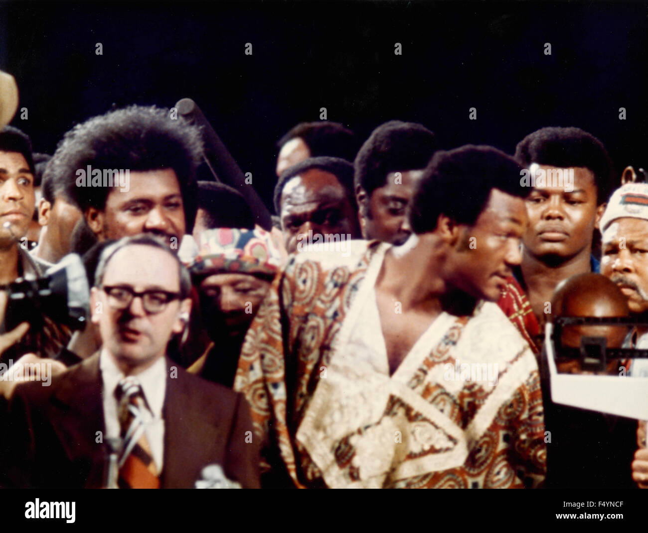 The boxer George Foreman and Don King, Kinshasa, Zaire Stock Photo - Alamy