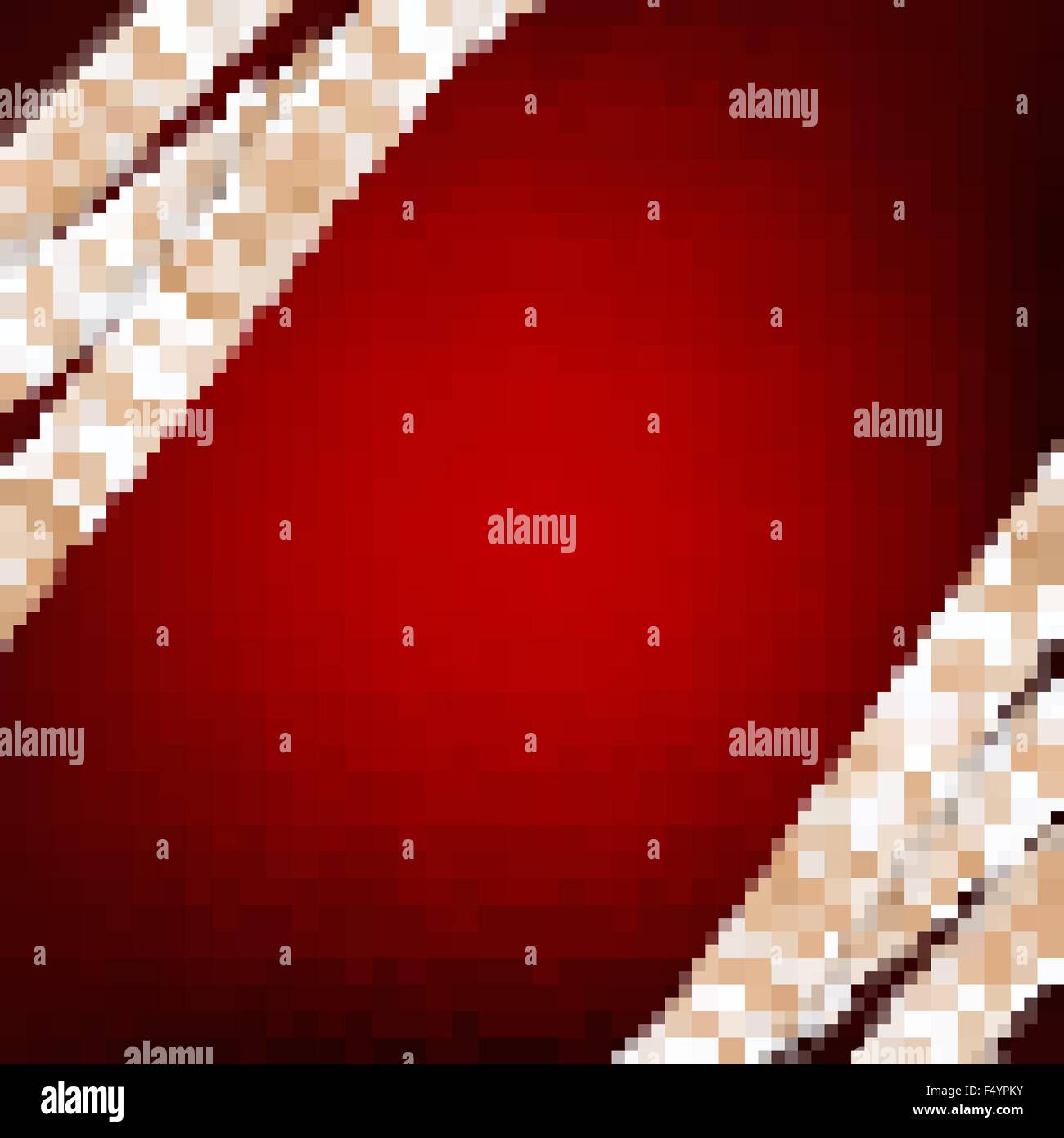 Greeting card bow space Stock Vector Images - Alamy