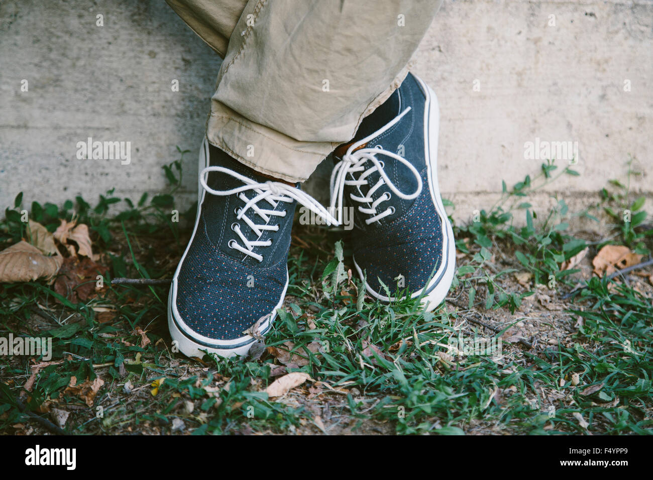 Pair of shoes outdoors Stock Photo - Alamy