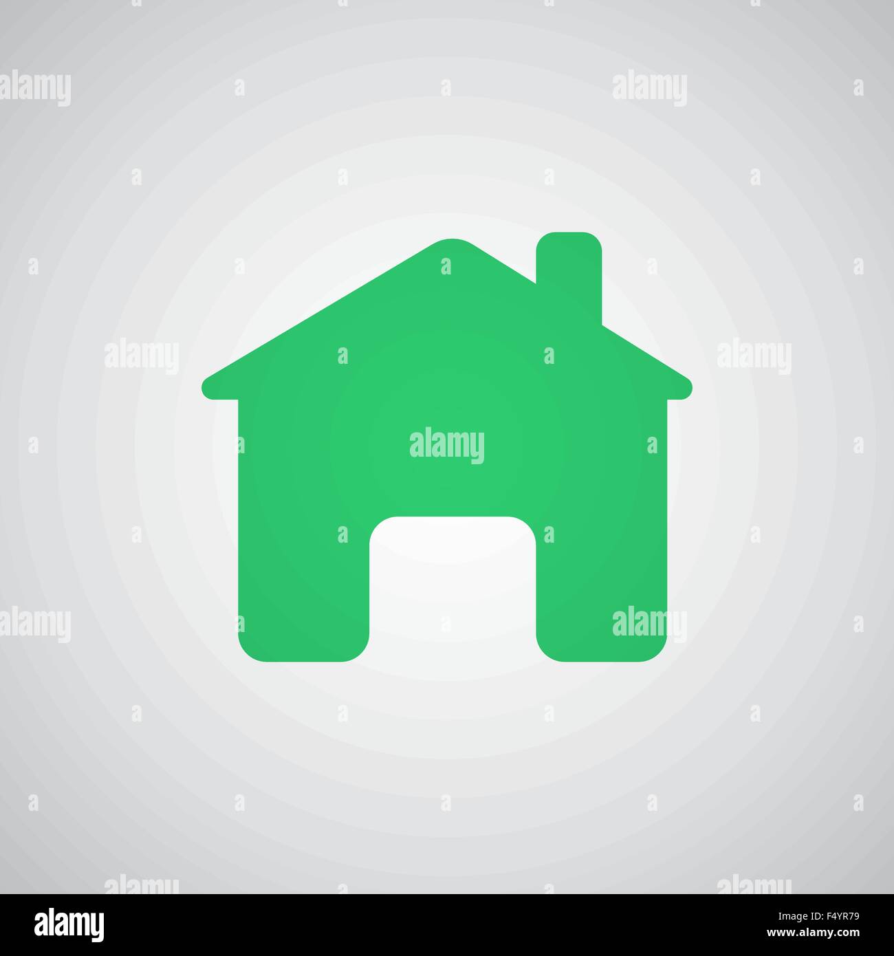 Flat green Home icon Stock Vector Image & Art - Alamy