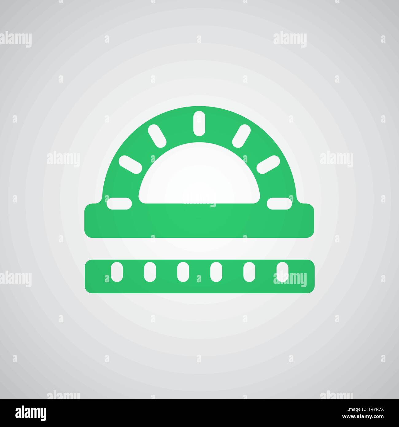 Protractor icon vector vectors hi-res stock photography and images - Alamy