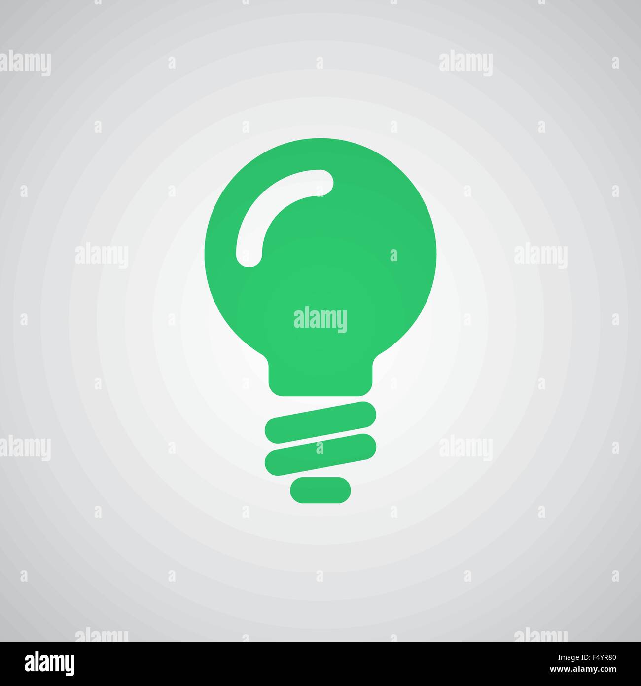 Flat green Light Bulb icon Stock Vector Image & Art - Alamy