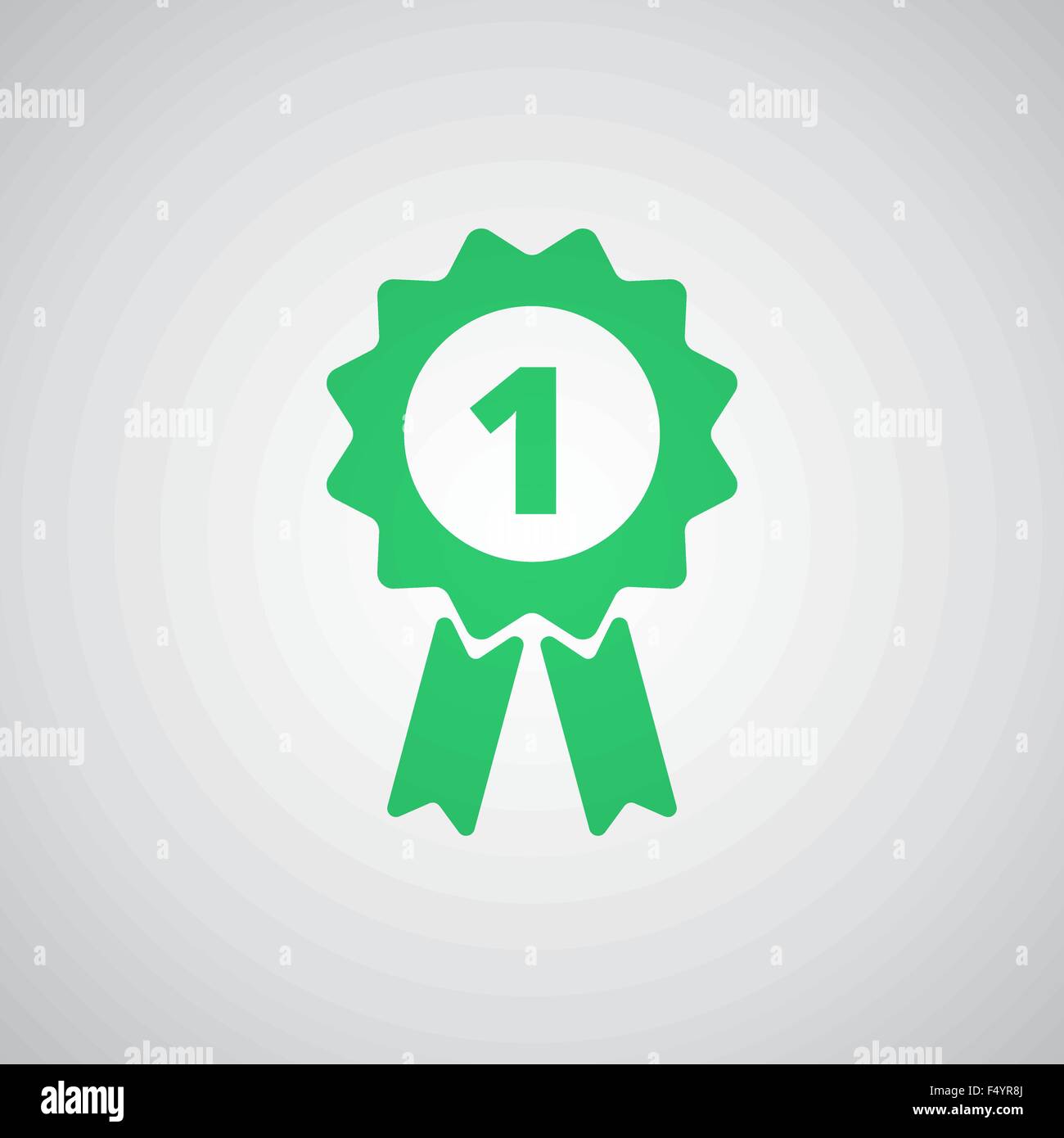 Flat green Prize Ribbon icon Stock Vector Image & Art - Alamy