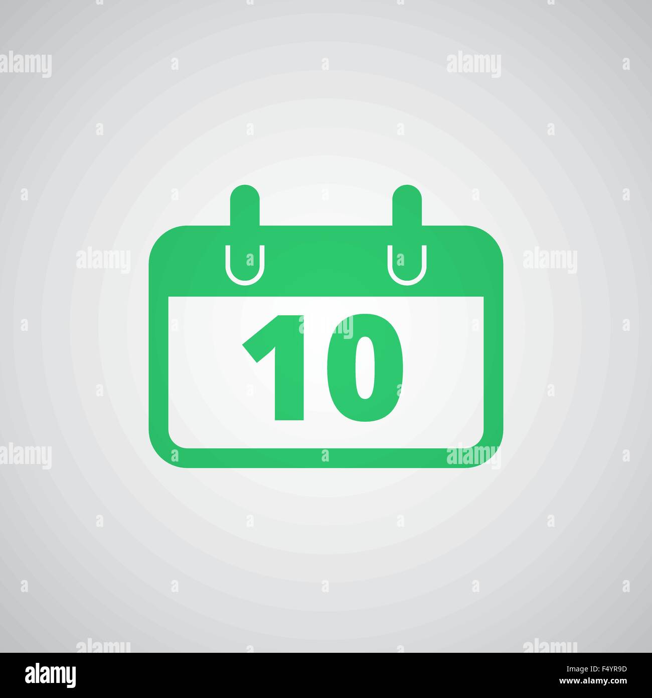 Flat green Calendar icon Stock Vector Image & Art - Alamy