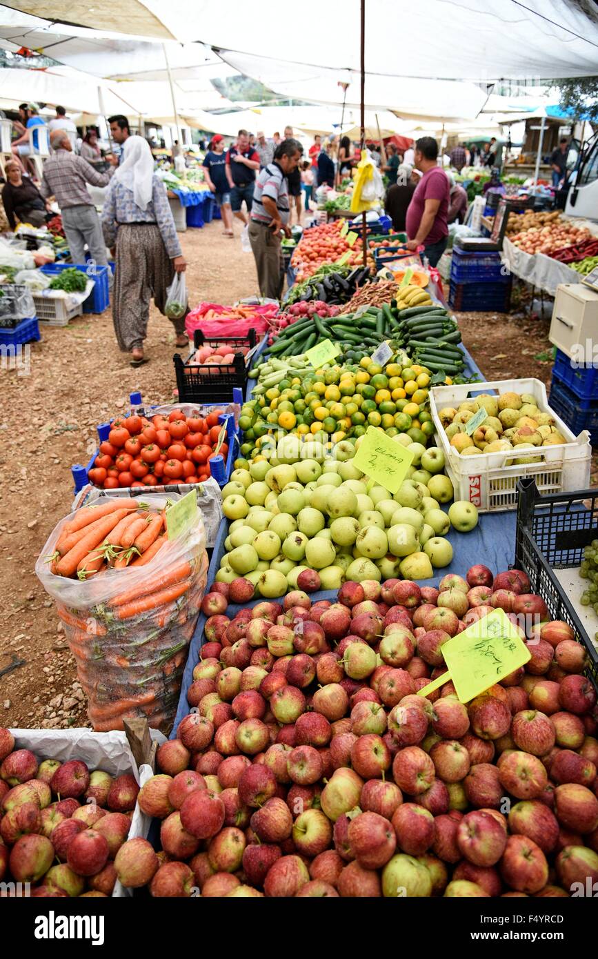 Kas antalya turkey friday market hi-res stock photography and images ...