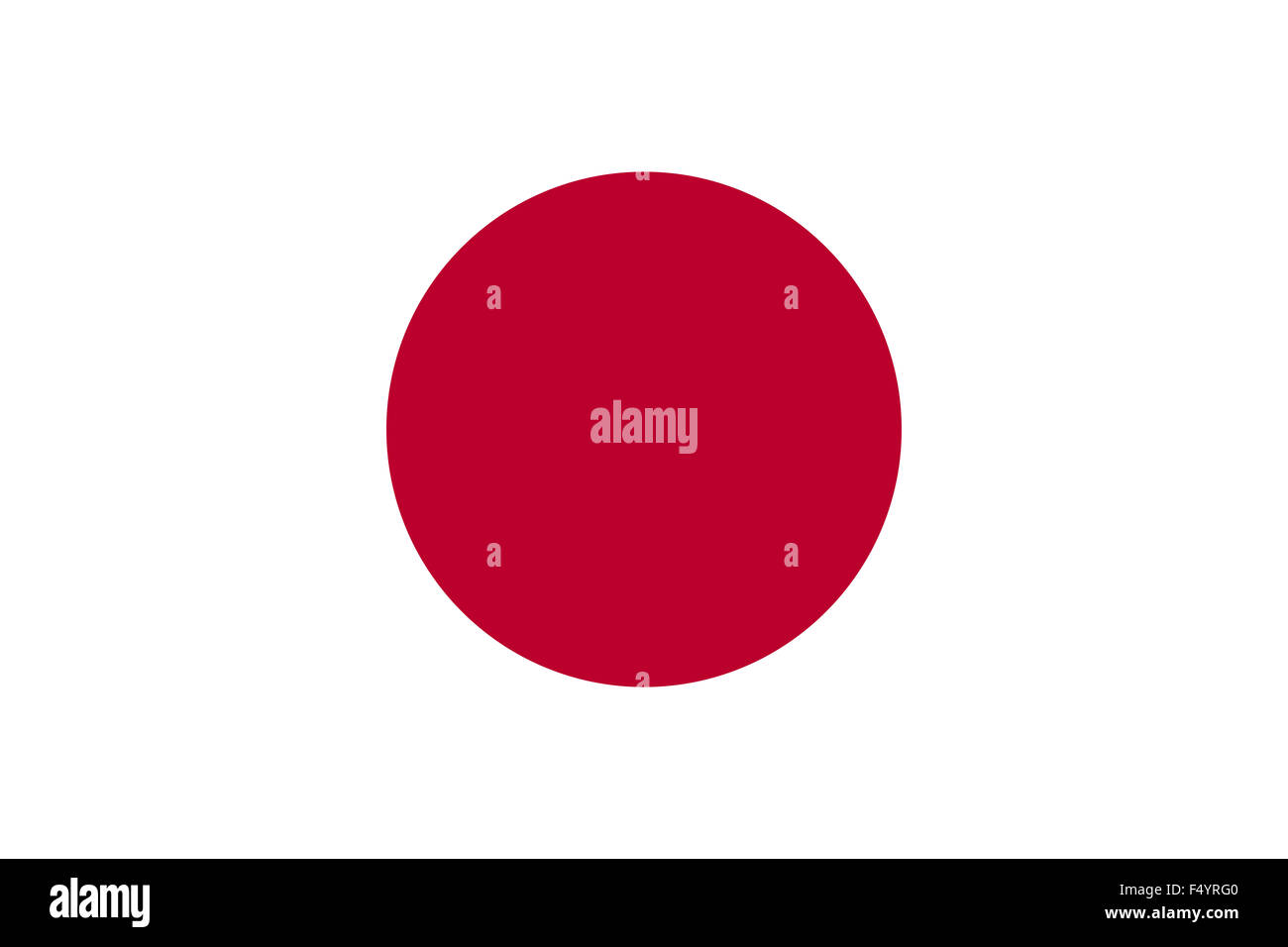 Official Large Flat Flag of Japan Horizontal Stock Photo - Alamy