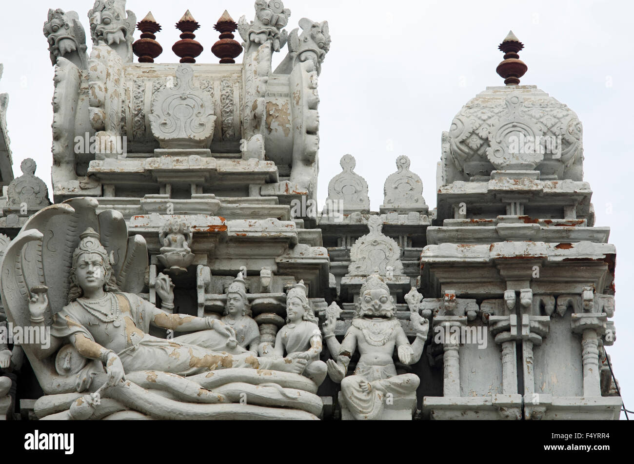 Facade of Parthasarathy temple, a Hindu temple of Lord Krishna in ...