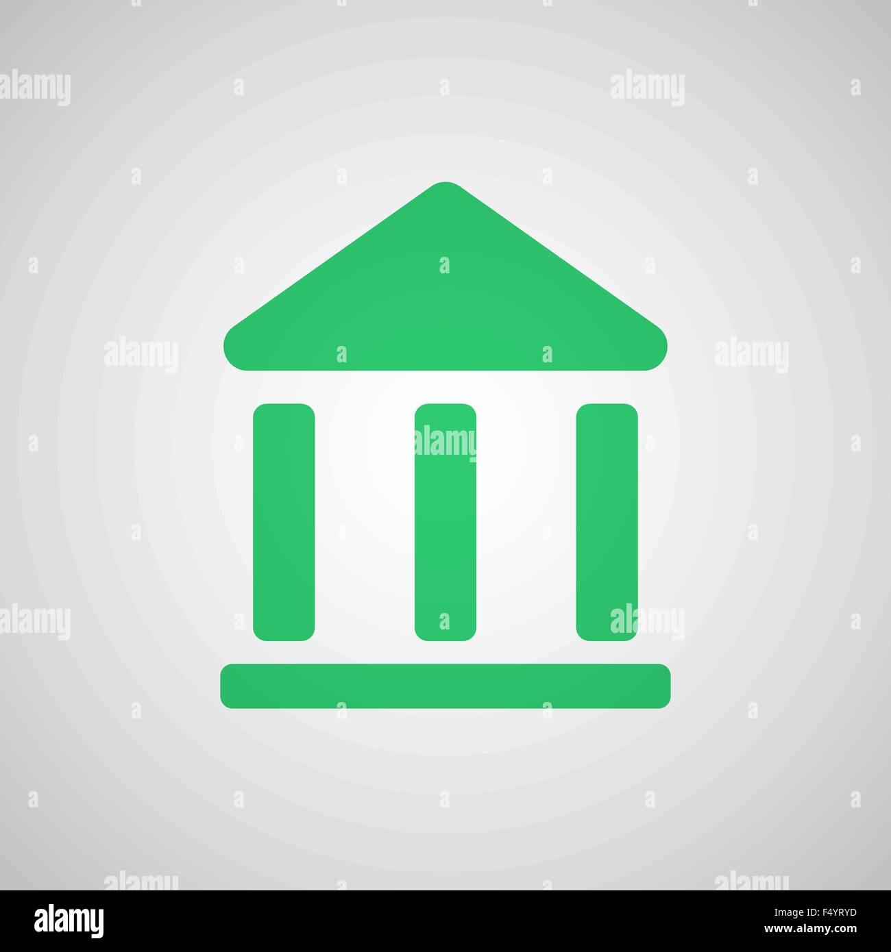 Flat green Institution icon Stock Vector Image & Art - Alamy