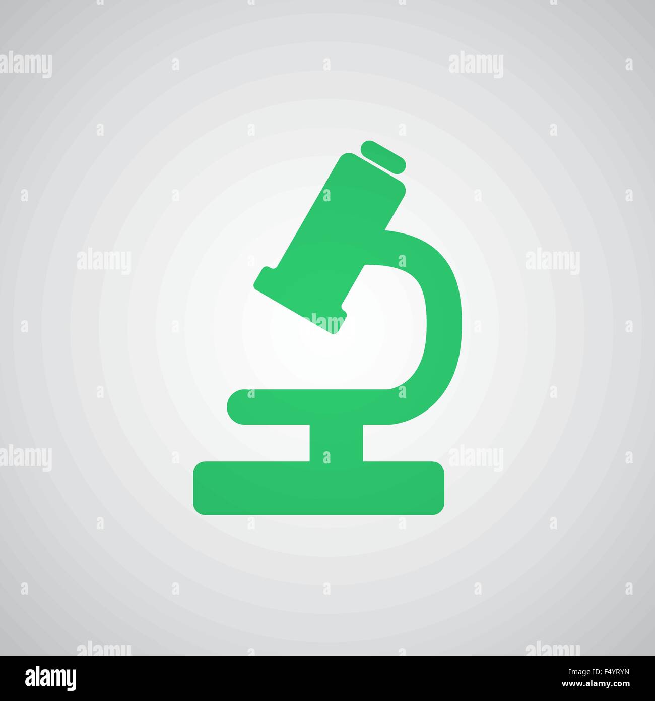 Flat green Microscope icon Stock Vector Image & Art - Alamy