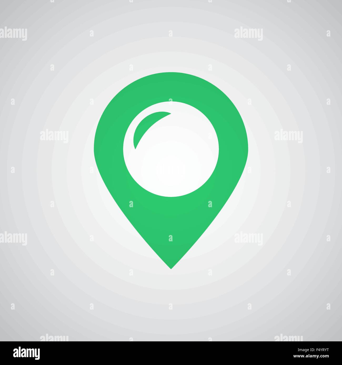 Flat green Place icon Stock Vector Image & Art - Alamy