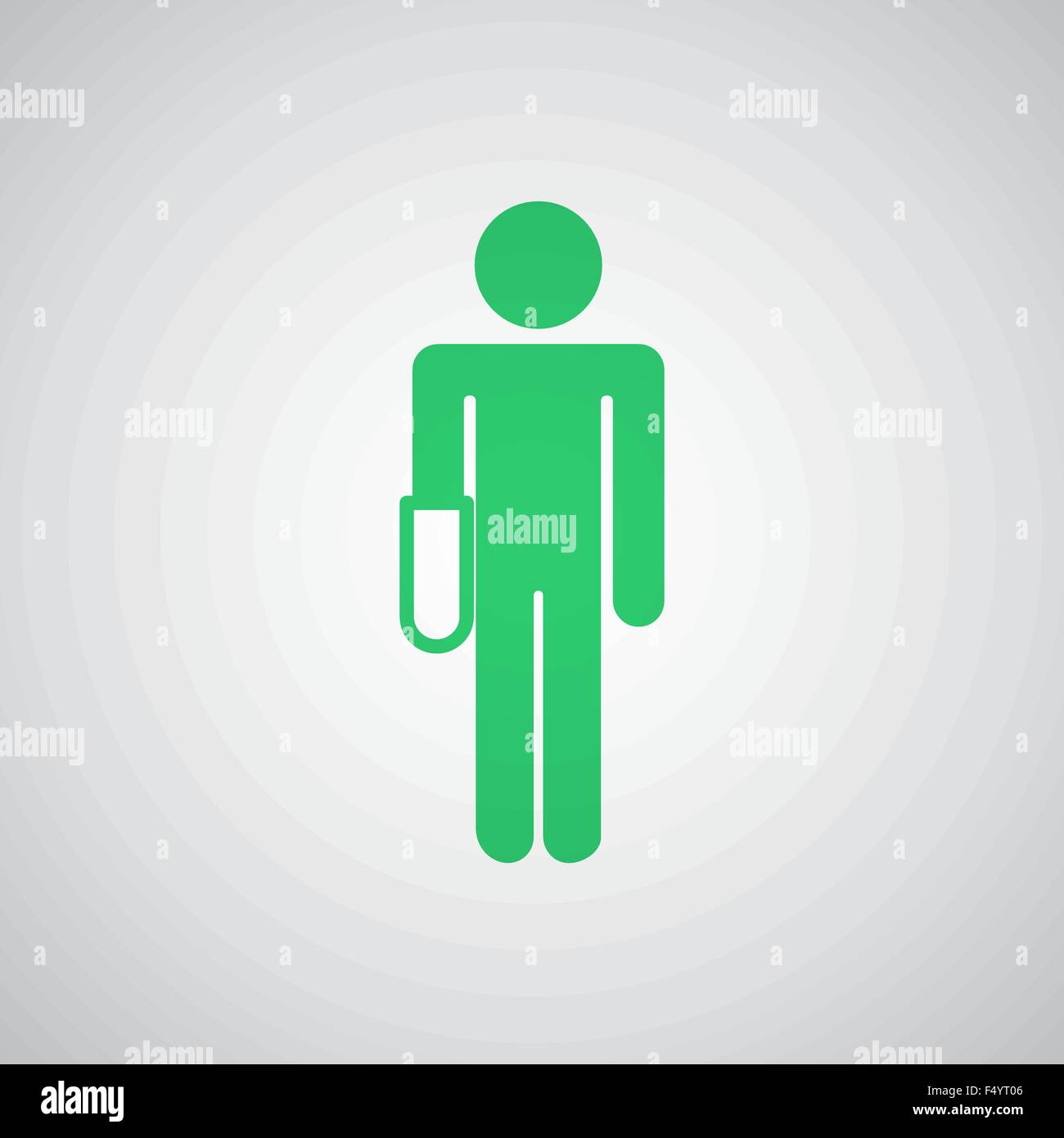 Flat green Hand icon Stock Vector Image & Art - Alamy