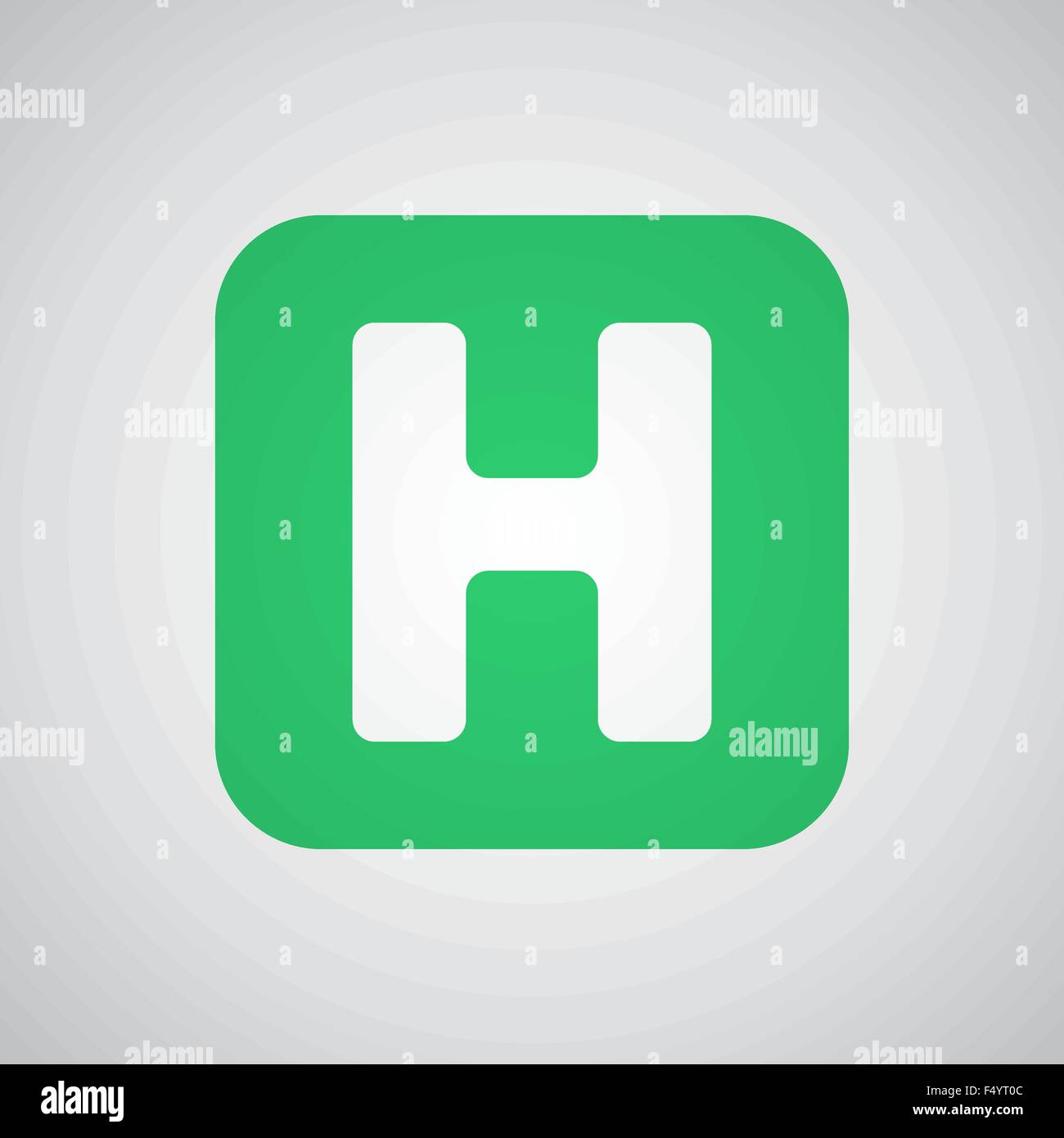Flat green Helicopter Platform icon Stock Vector Image & Art - Alamy