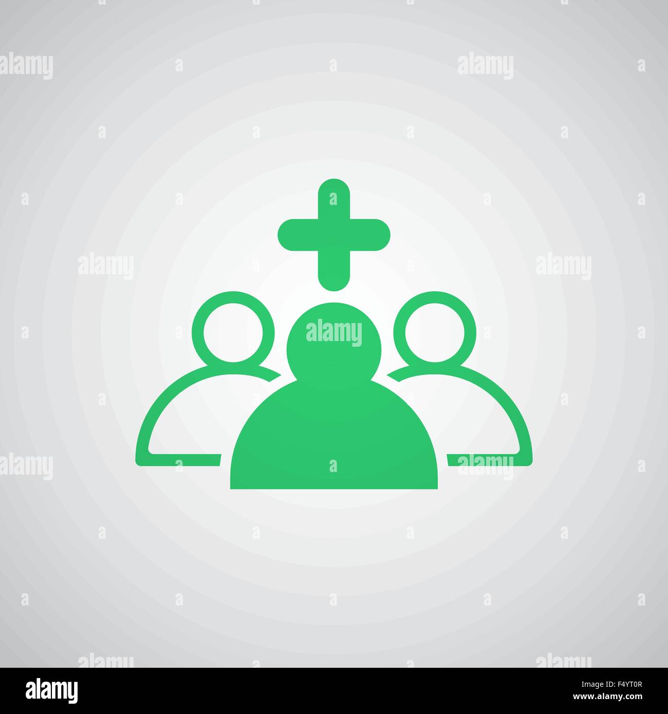Flat green Medical Staff icon Stock Vector Image & Art - Alamy