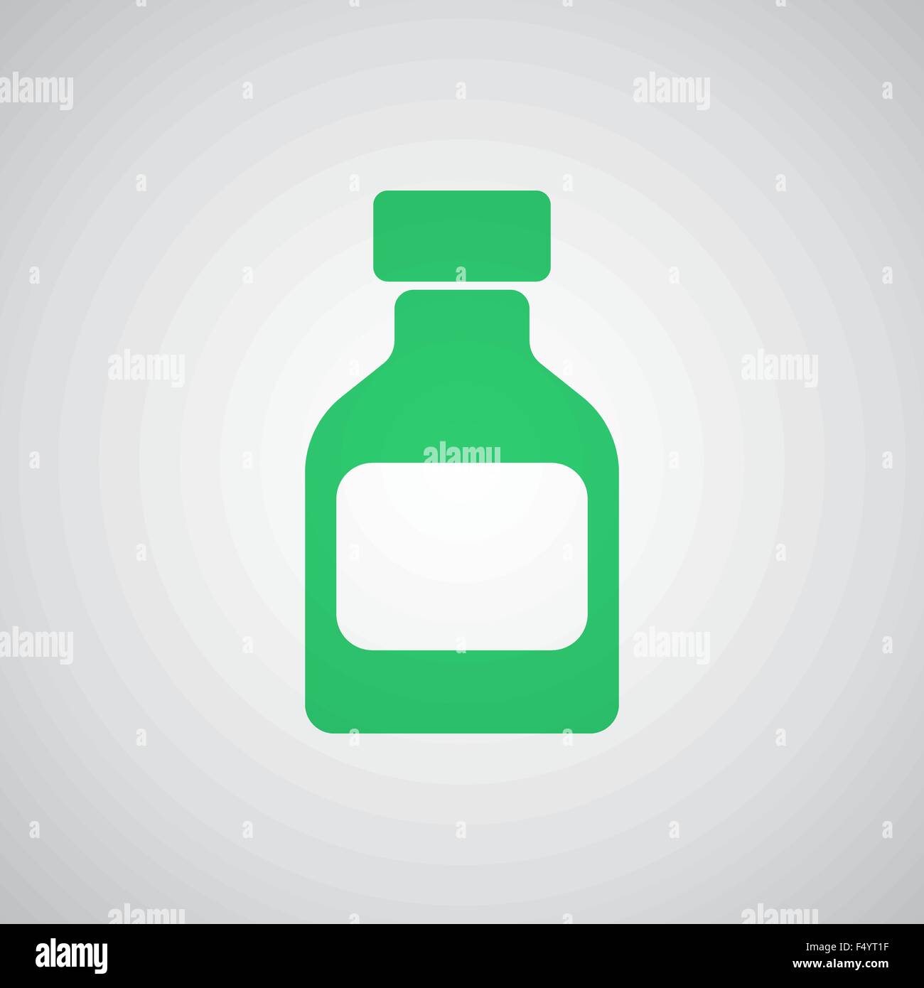 Flat green Medicine Bottle icon Stock Vector Image & Art - Alamy