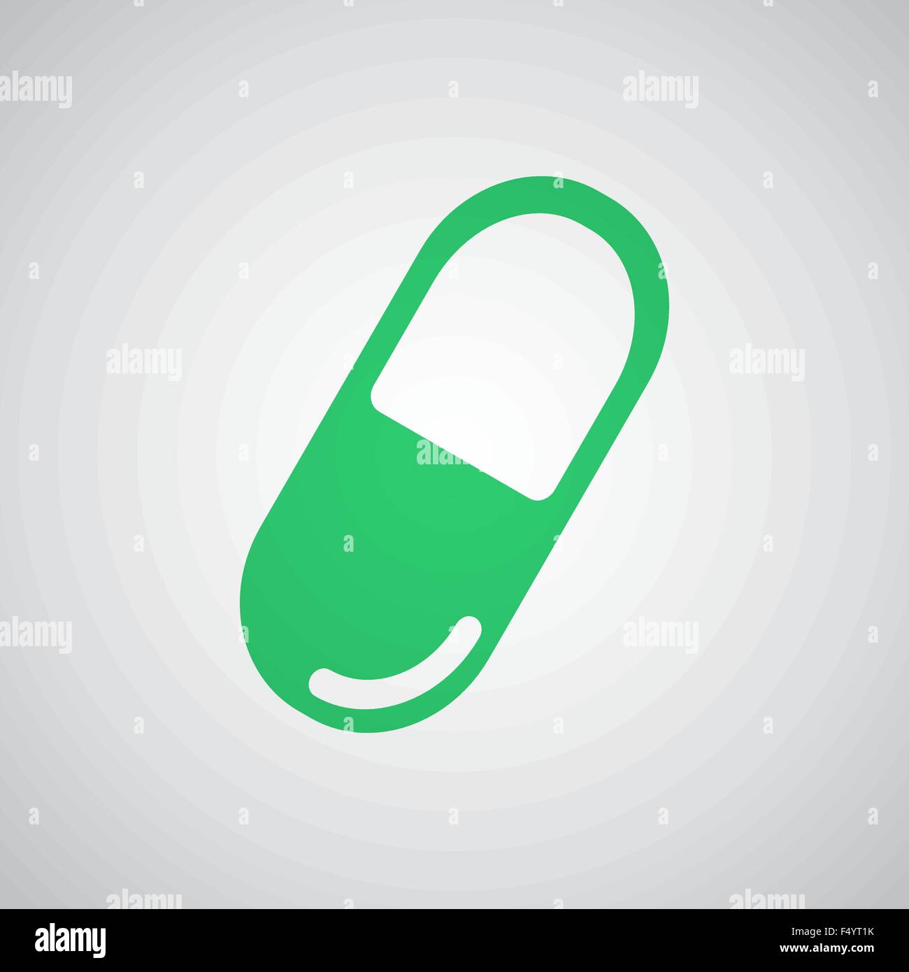 Flat green Pill icon Stock Vector Image & Art - Alamy