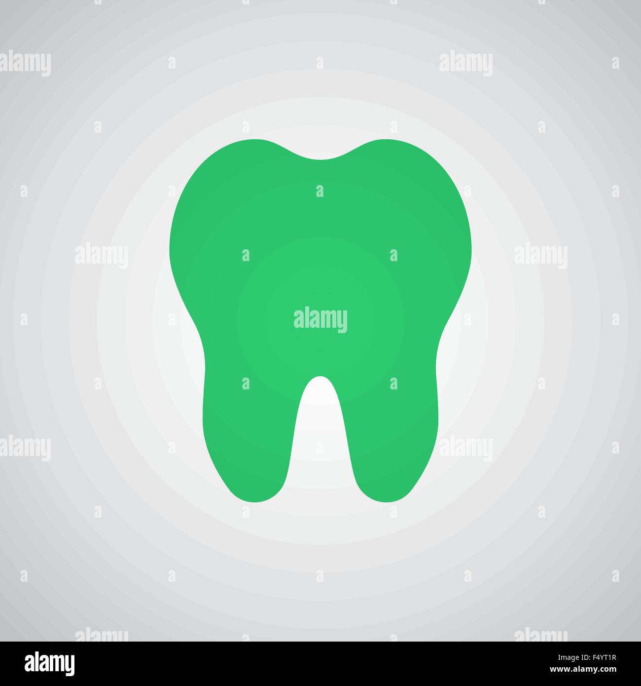 Flat green Tooth icon Stock Vector Image & Art - Alamy