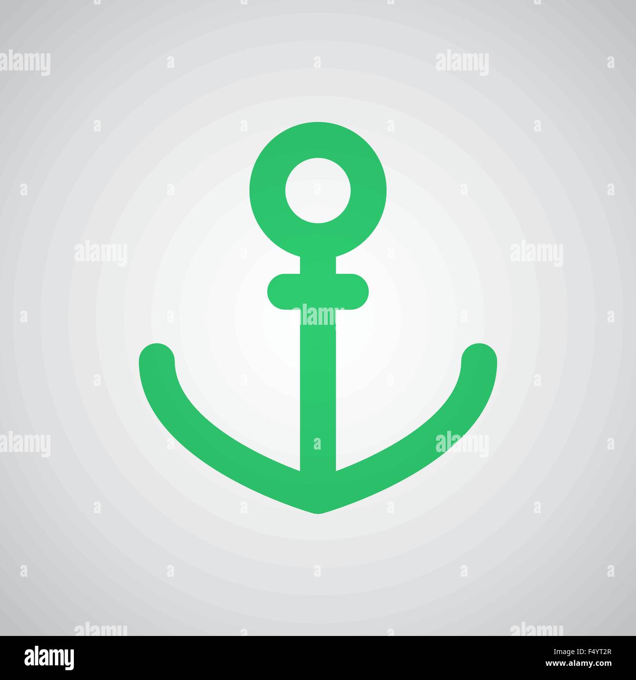 Flat green Anchor icon Stock Vector Image & Art - Alamy