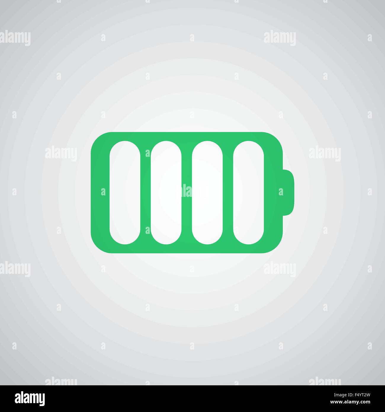 Flat green Battery icon Stock Vector Image & Art - Alamy