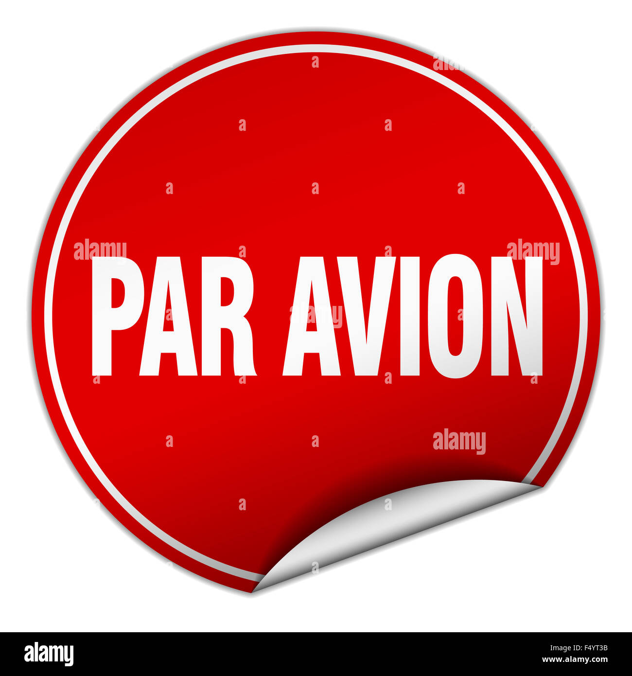 Air mail sticker Cut Out Stock Images & Pictures - Alamy