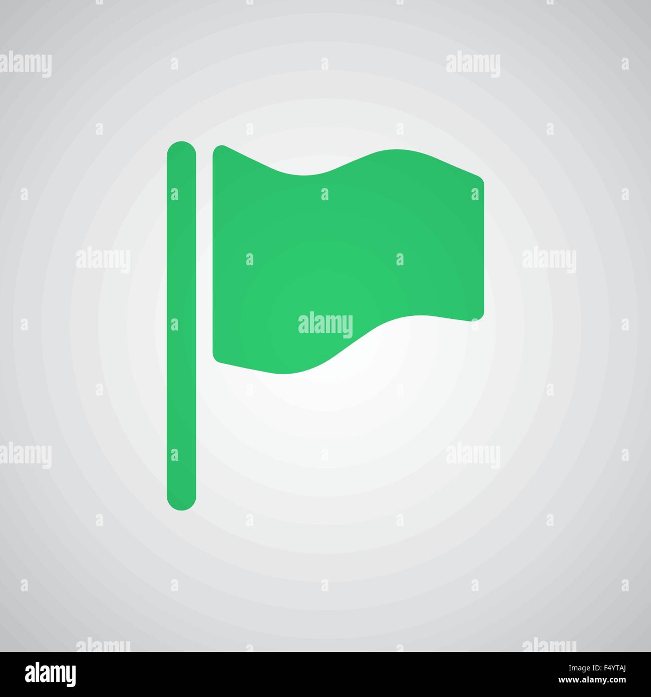 Flat green Flag icon Stock Vector Image & Art - Alamy