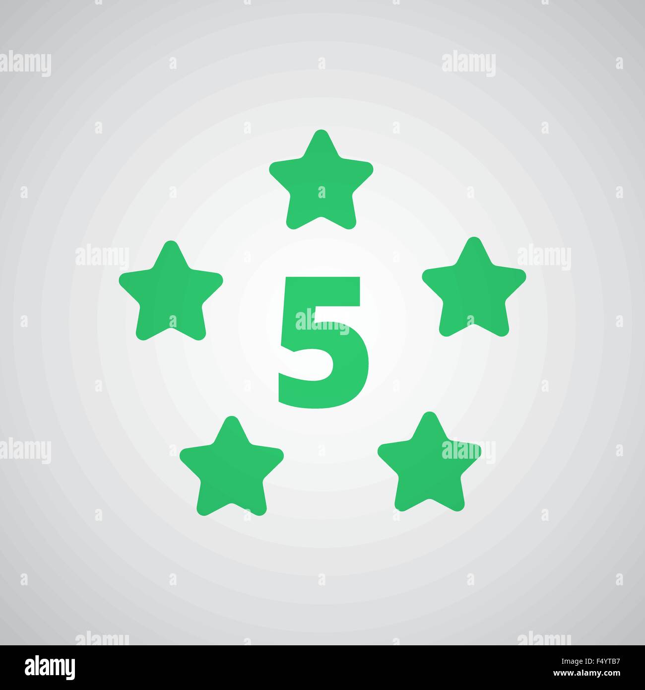 Five star icon Stock Vector Images - Alamy