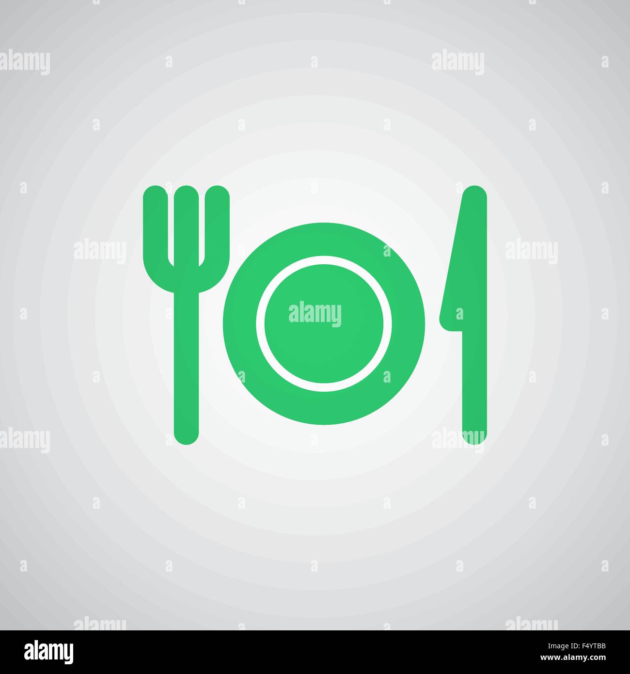 Dinner icon Stock Vector Images - Alamy