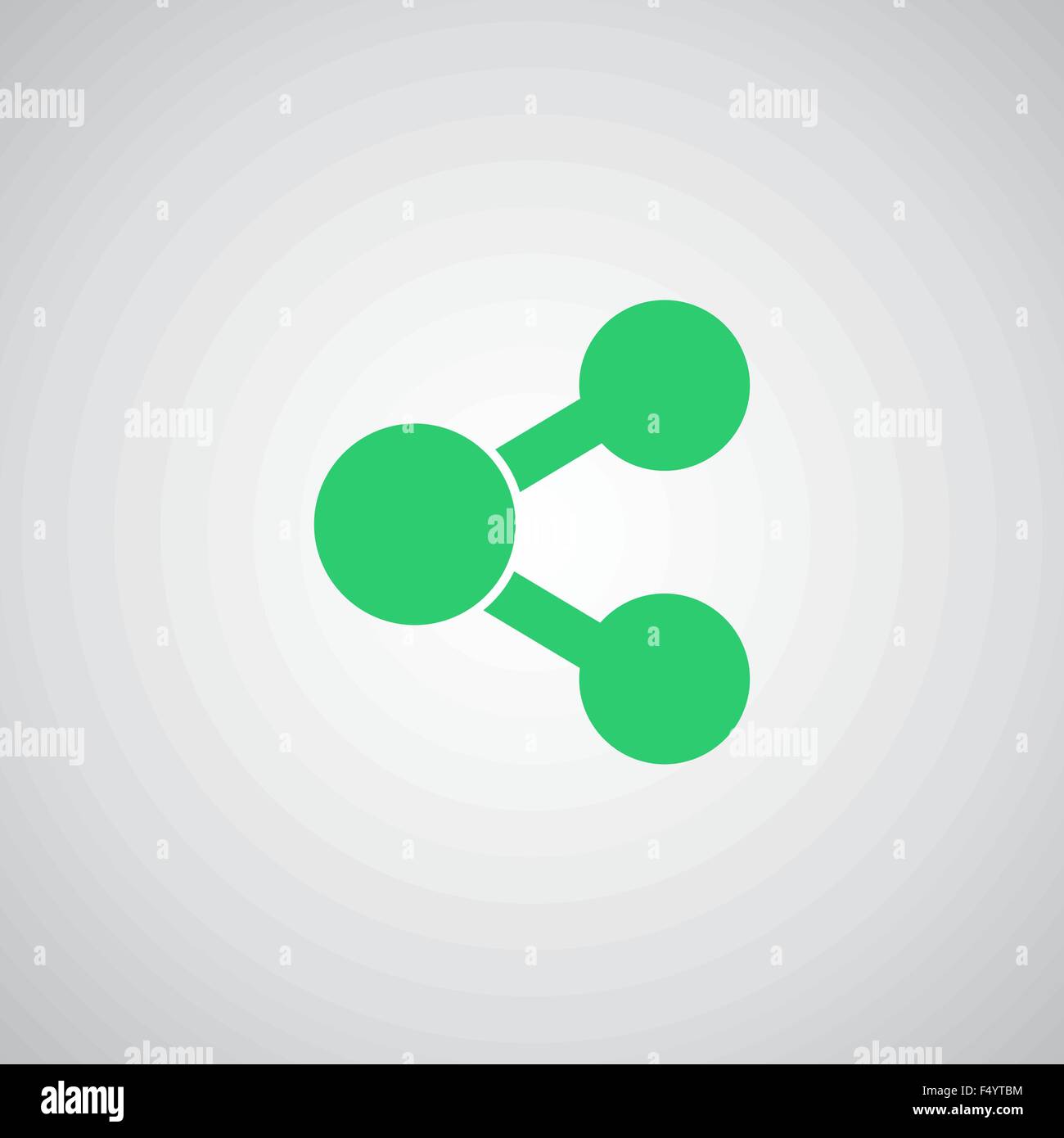 Flat green Share icon Stock Vector Image & Art - Alamy