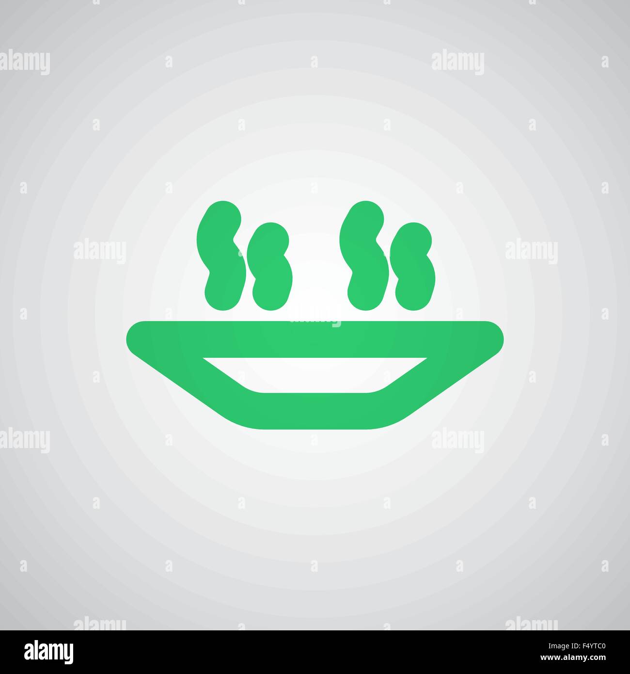 Meal flat icon Stock Vector Images - Alamy