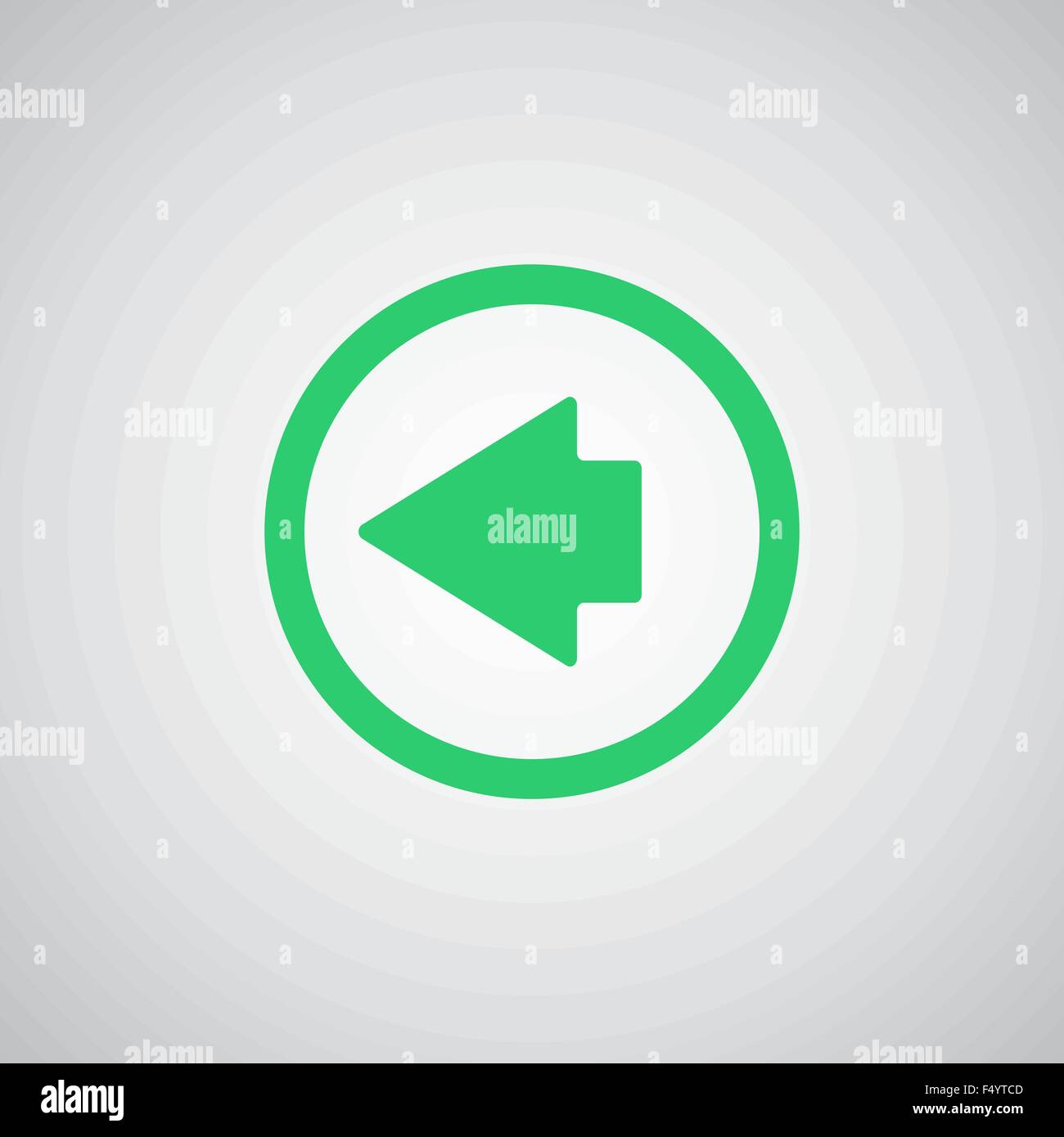 Flat green Arrow Left icon Stock Vector Image & Art - Alamy