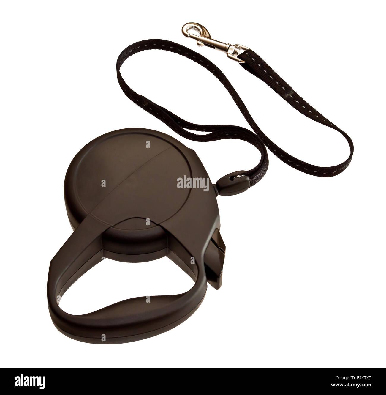 Retractable leash for dog isolated on white background Stock Photo - Alamy