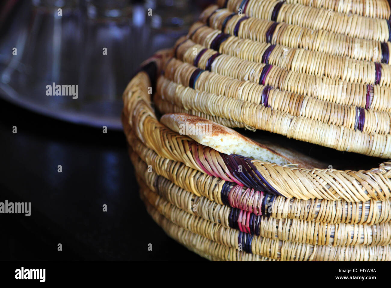 Wicker ware and other dishes Stock Photo - Alamy