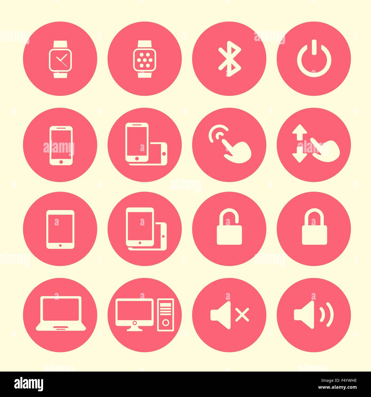 Circle interface Stock Vector Images - Alamy