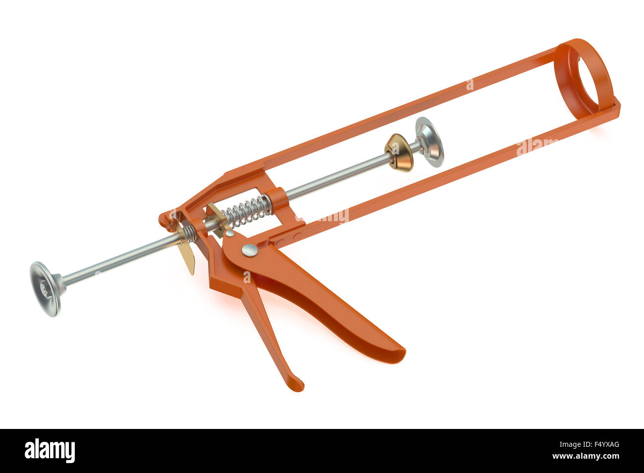 Tool silicone caulk gun Cut Out Stock Images & Pictures - Alamy