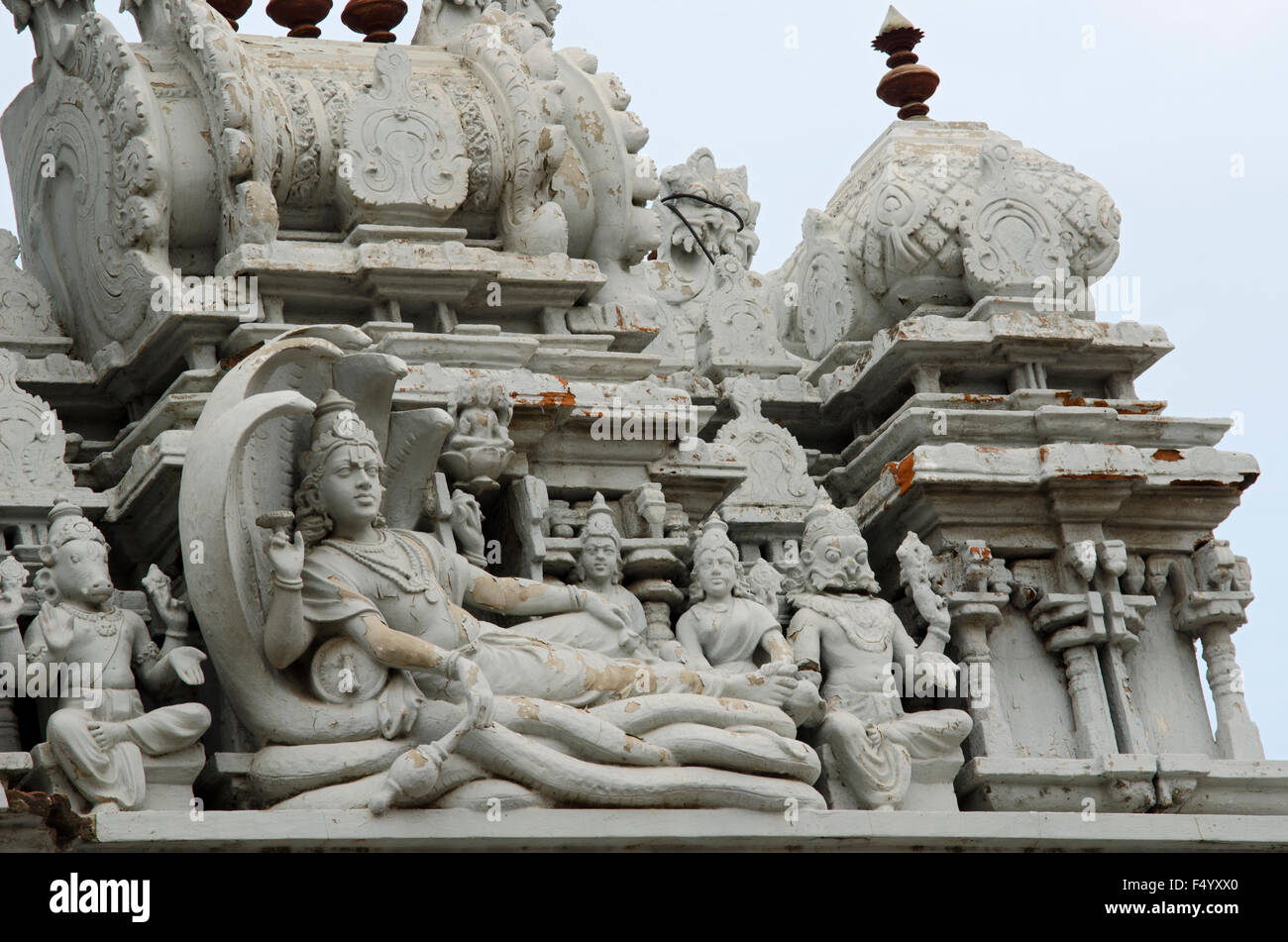 Facade of Parthasarathy temple, a Hindu temple of Lord Krishna in ...