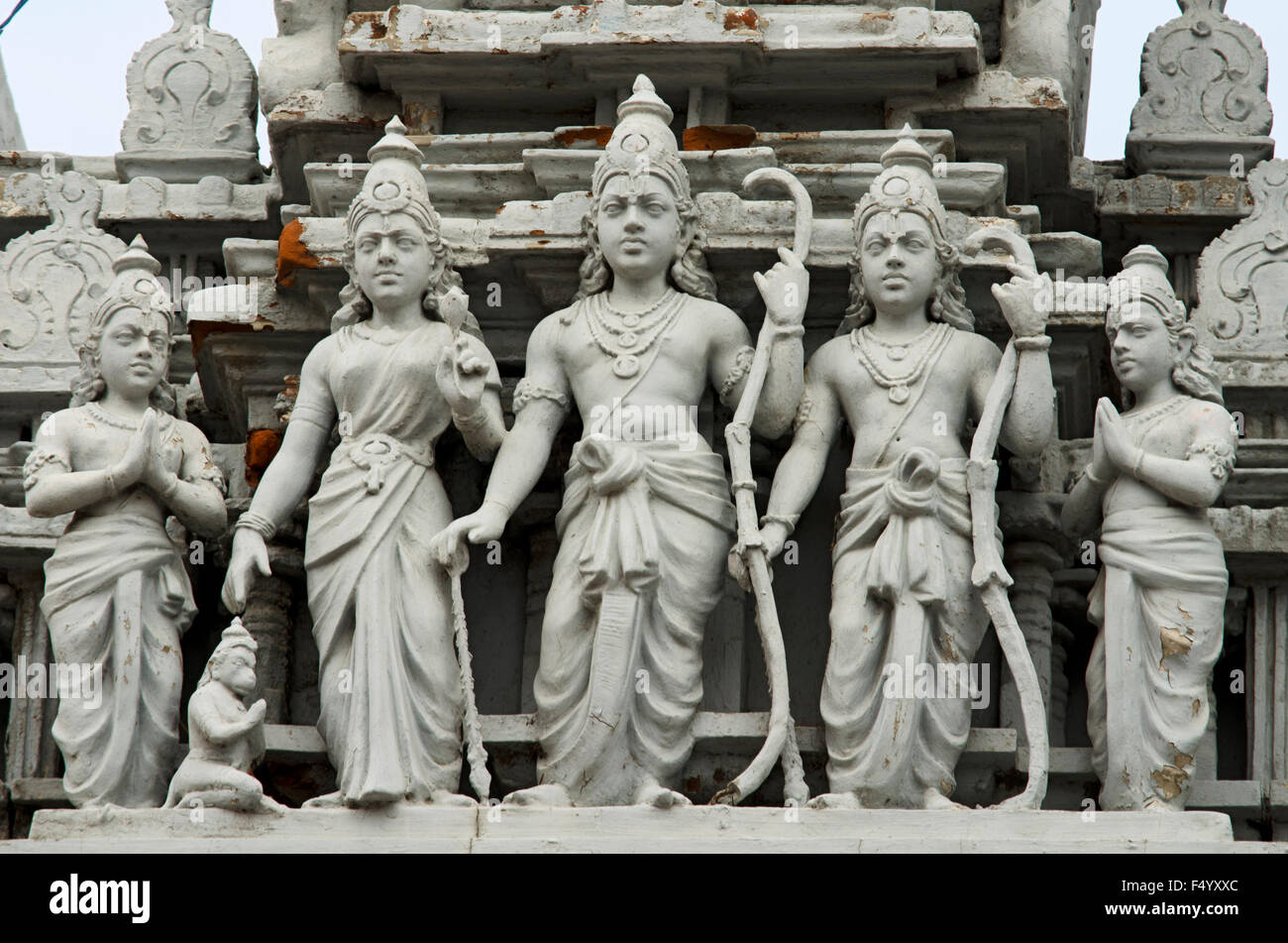 Facade of Parthasarathy temple, a Hindu temple of Lord Krishna in ...