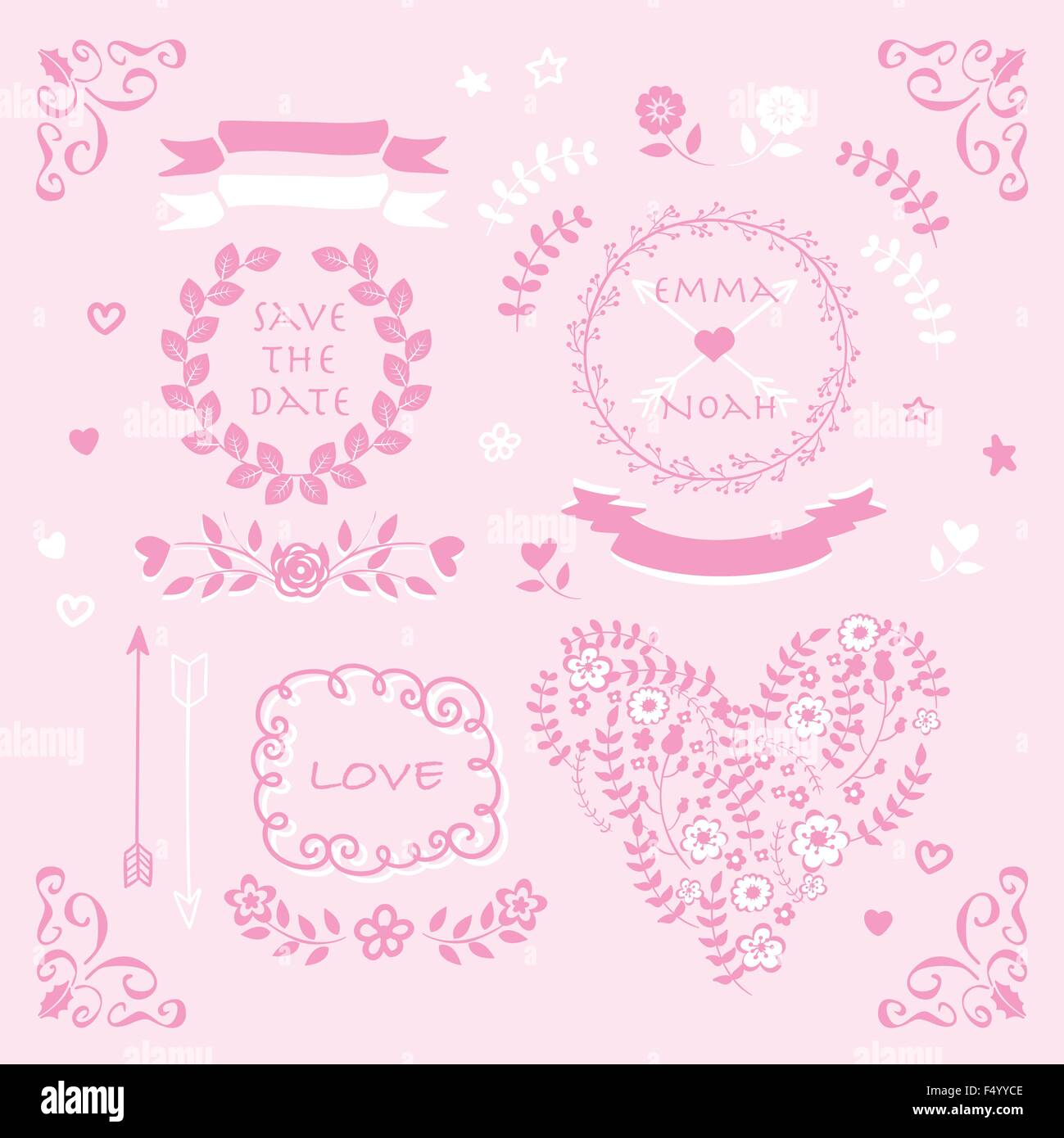 Wedding banner design hi-res stock photography and images - Alamy