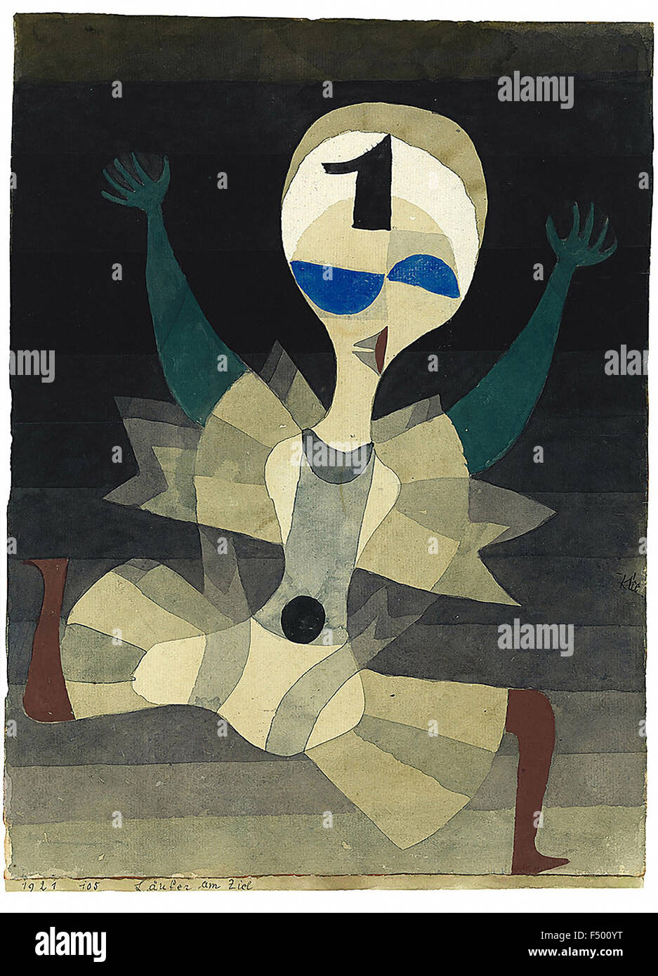 Paul Klee - Runner at the Goal Stock Photo - Alamy