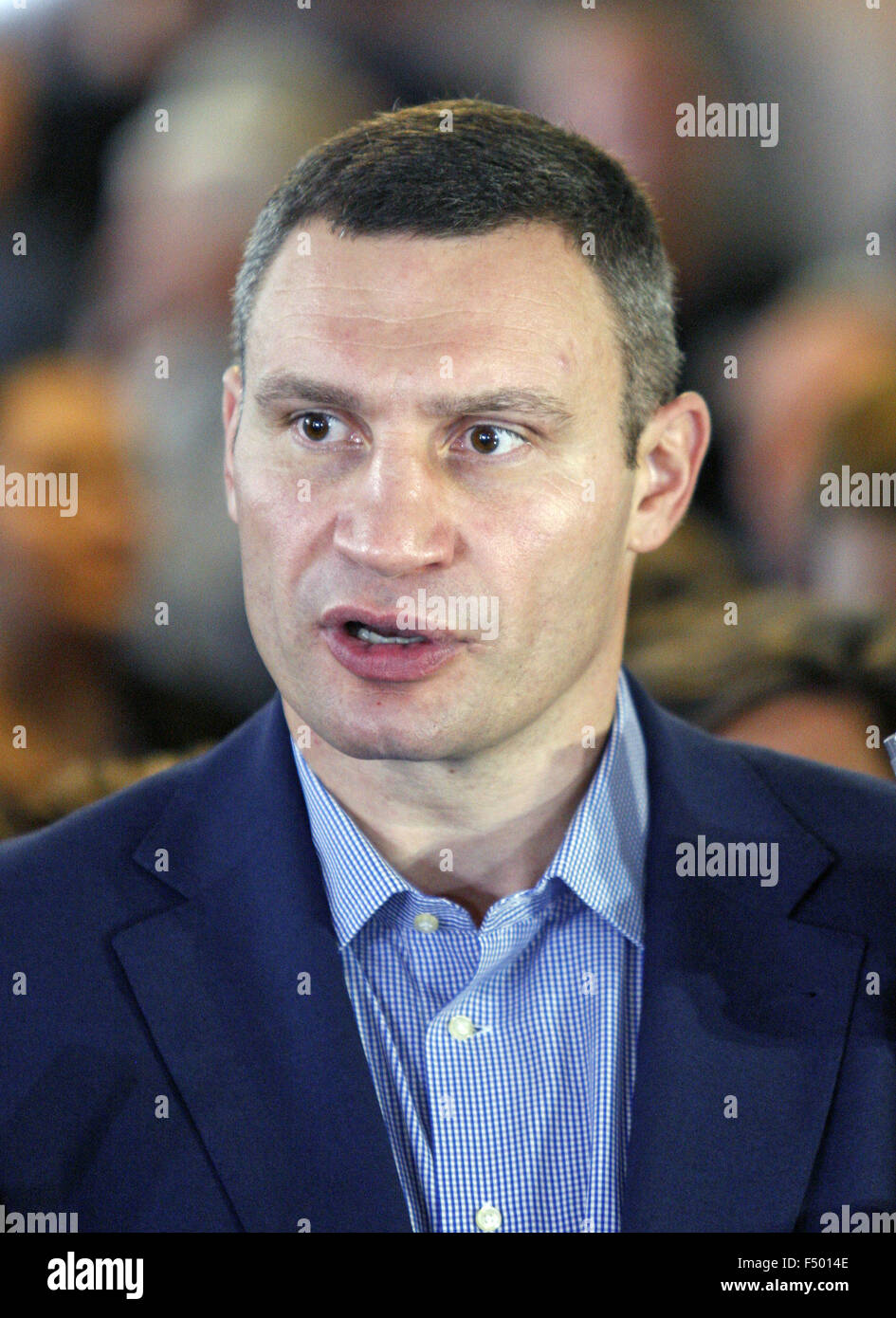 Oct. 25, 2015 - Kiev, Ukraine - Kyiv Mayor and former heavyweight boxer ...