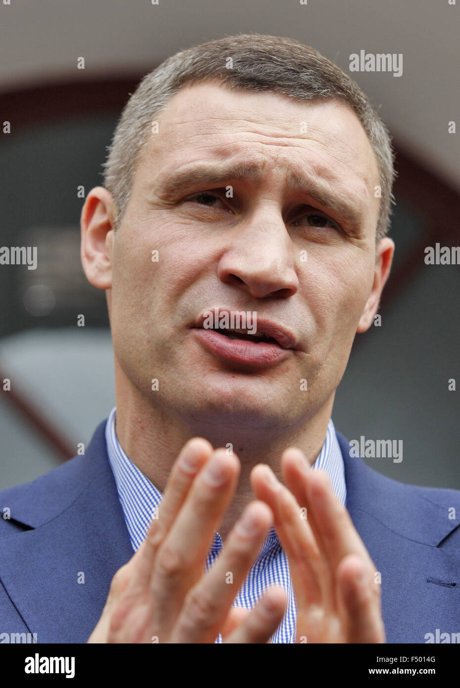 Oct. 25, 2015 - Kiev, Ukraine - Kyiv Mayor and former heavyweight boxer ...