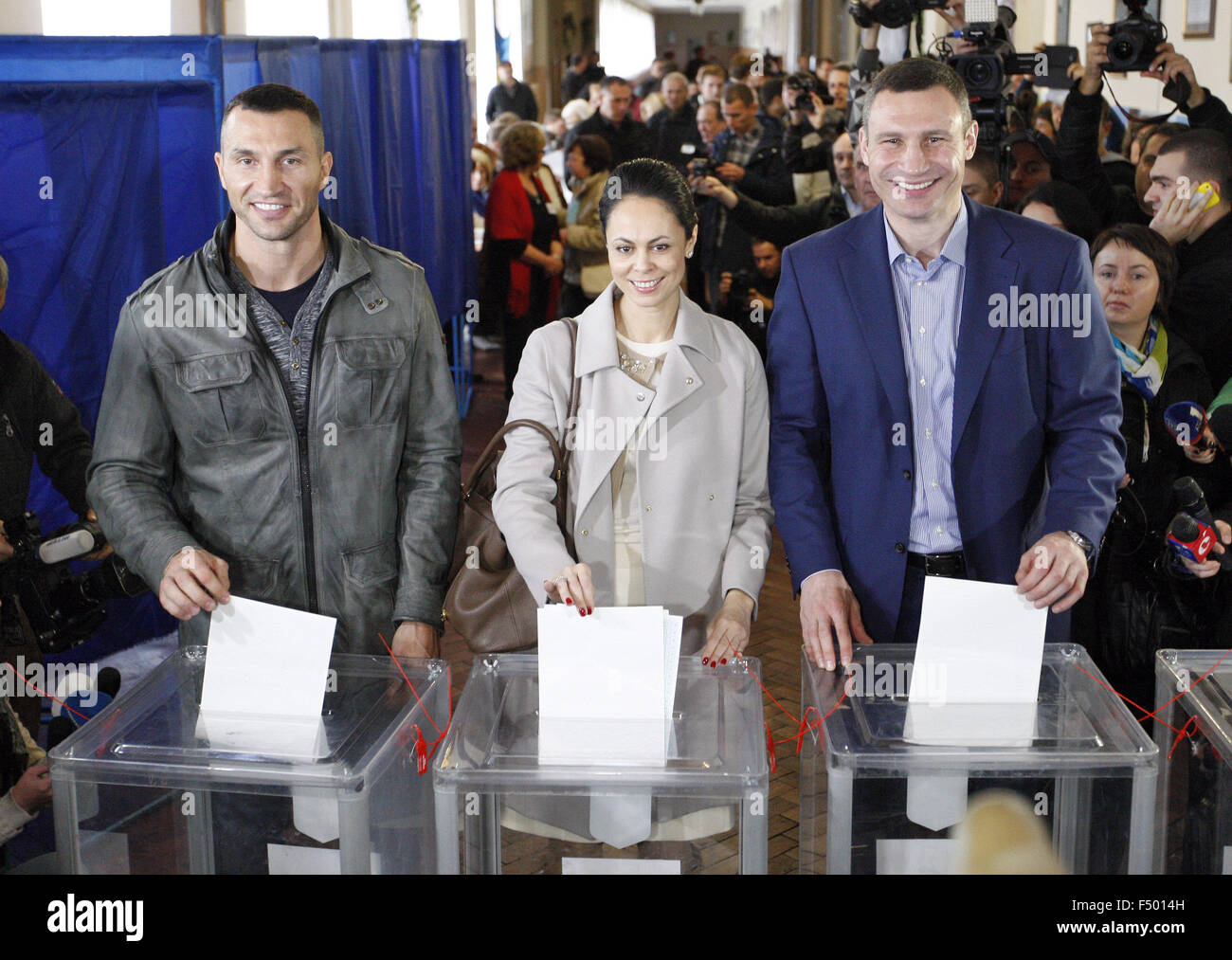 Oct. 25, 2015 - Kiev, Ukraine - Kyiv Mayor and former heavyweight boxer ...