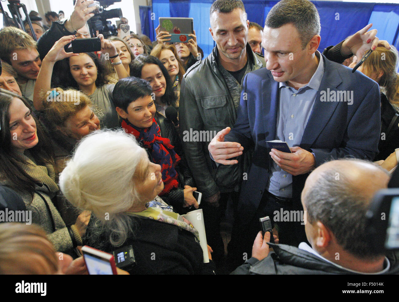 Oct. 25, 2015 - Kiev, Ukraine - Kyiv Mayor and former heavyweight boxer ...